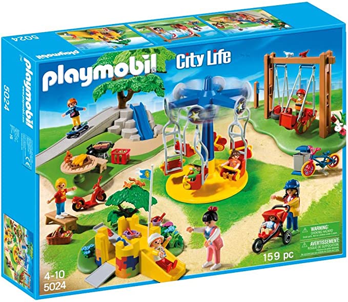 TOY DAY- AUTO WIN-Playmobil 5024 Children's Playground - Competition Fox