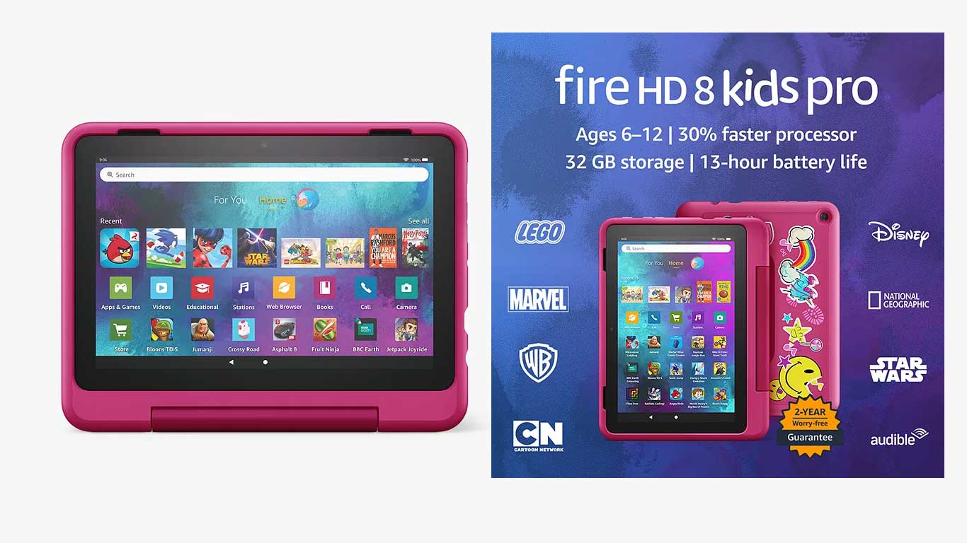 Amazon Fire HD 8 Tablet Kids Pro Edition (12th Generation, 2022) with ...