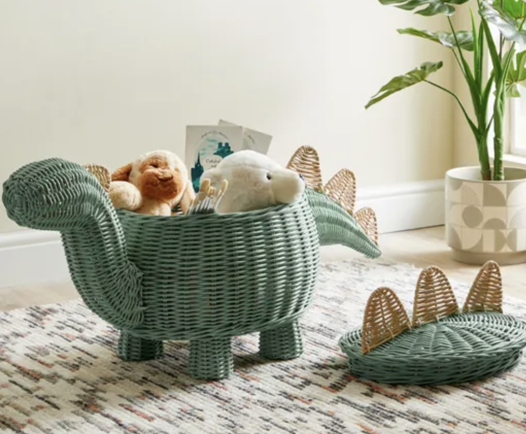 AUTO WIN - Dinosaur Rattan Storage Basket - Competition Fox
