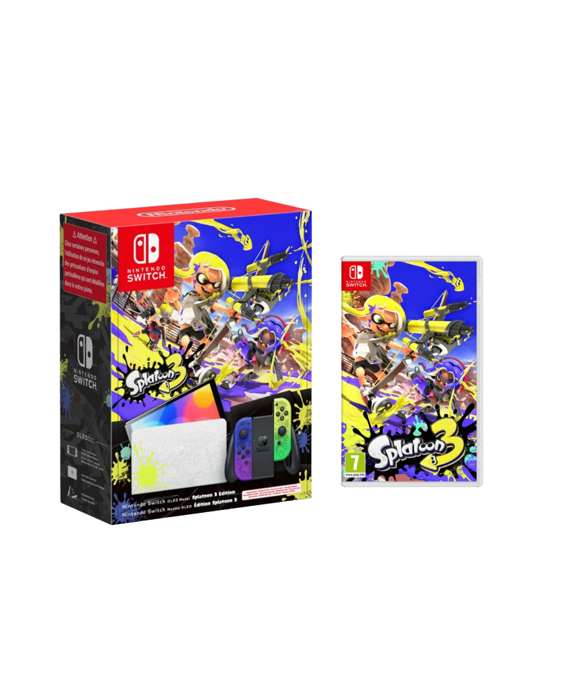 Nintendo Switch OLED Model Splatoon 3 Limited Edition Console ...