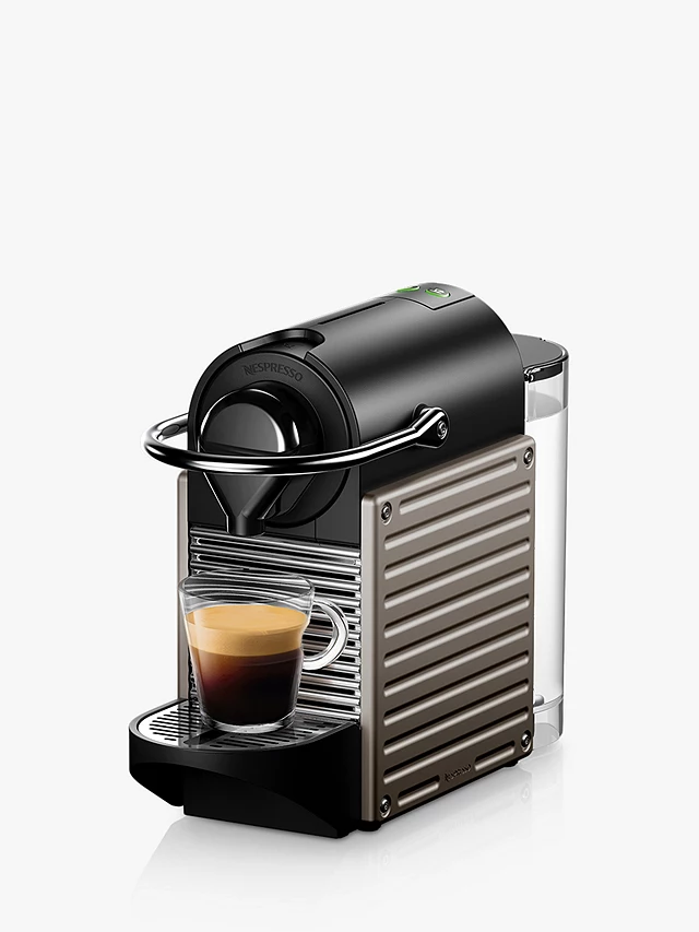 AUTO WIN-Nespresso Krups Pixie XN304T40 Coffee Machine, Titanium ...