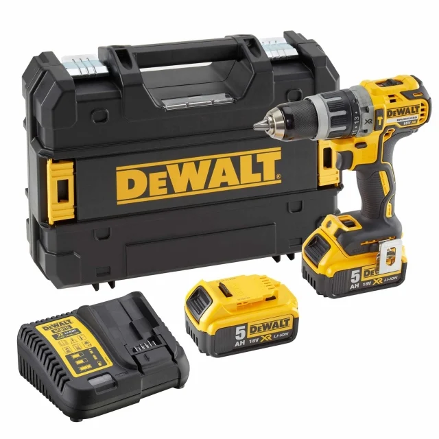 DEWALT DCD796P2 18v Brushless Combi Drill with 2x5ah Li-ion Batteries ...