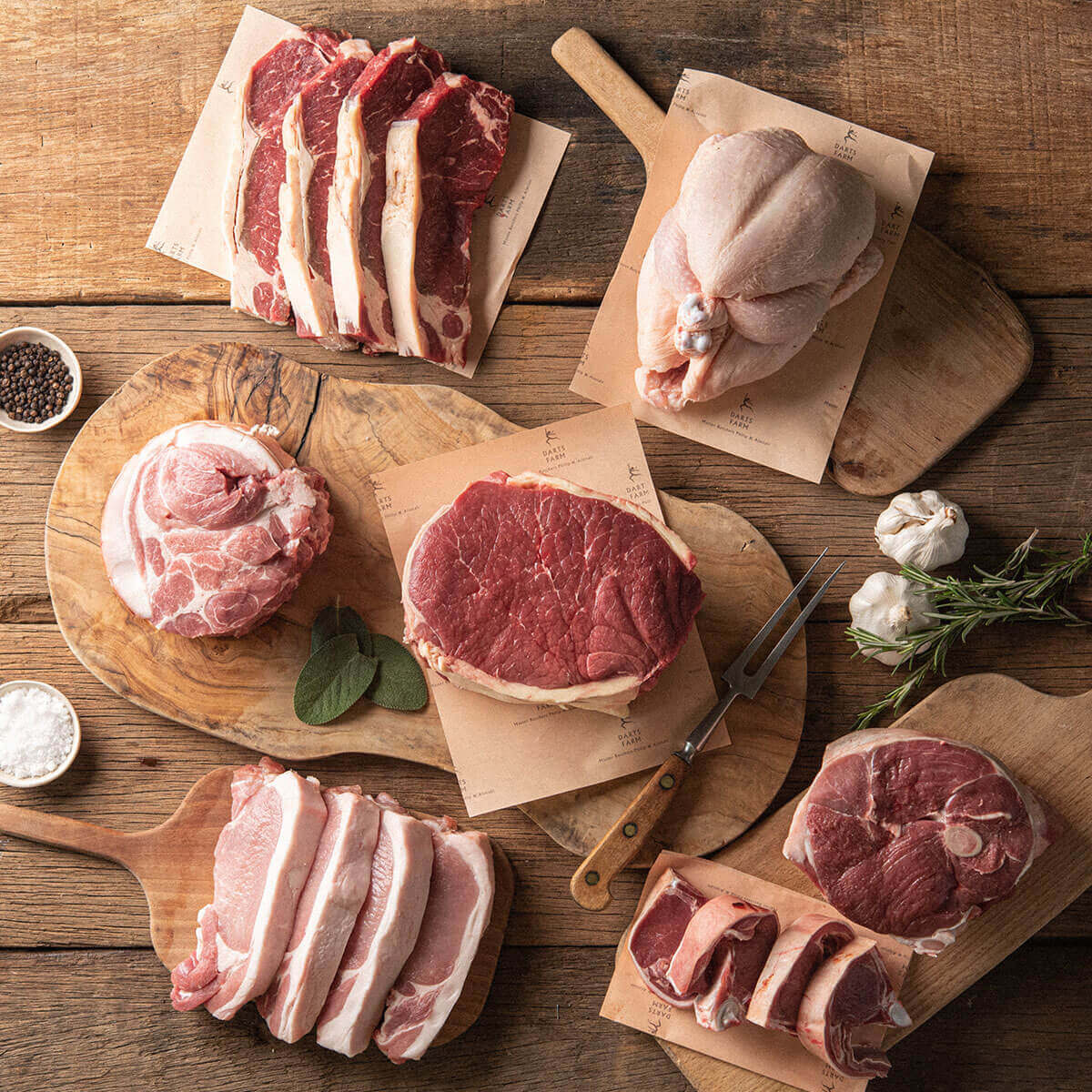 DARTS FARM-MEAT LOVERS SELECTION BOX - Competition Fox