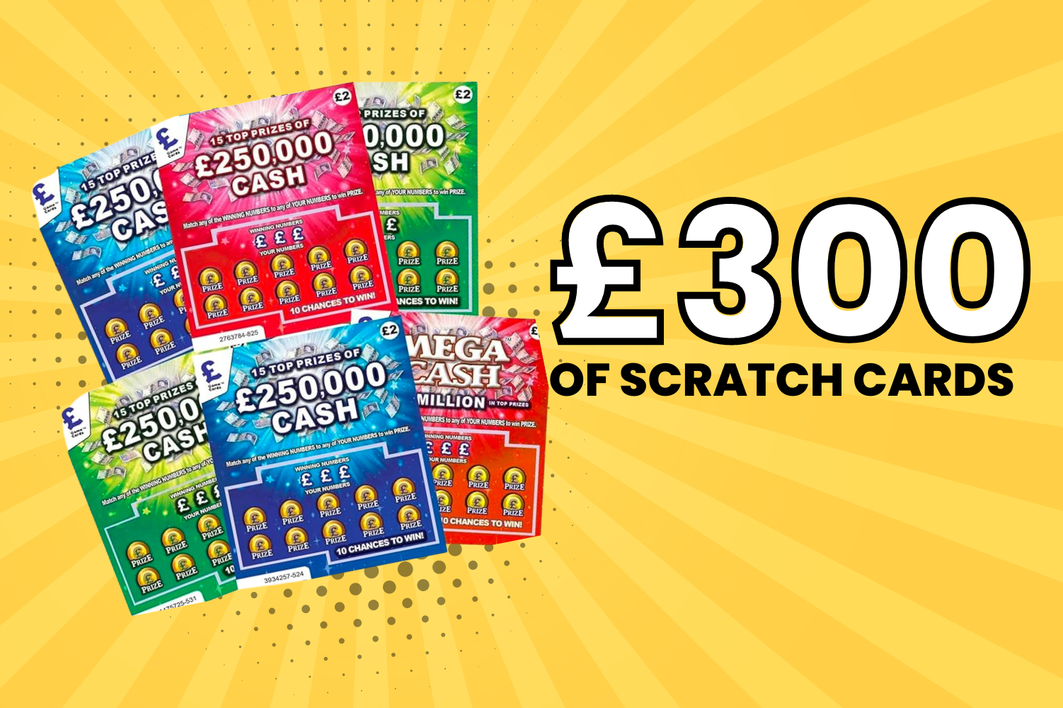 WIN £300 TO SPEND ON SCRATCHCARDS – 29/12-AUTO WIN - Competition Fox