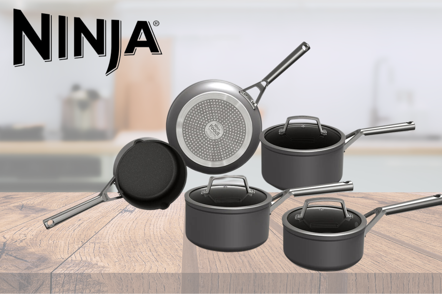 Ninja Foodi ZEROSTICK Hard Anodised Aluminium Non-Stick Frying Pan ...