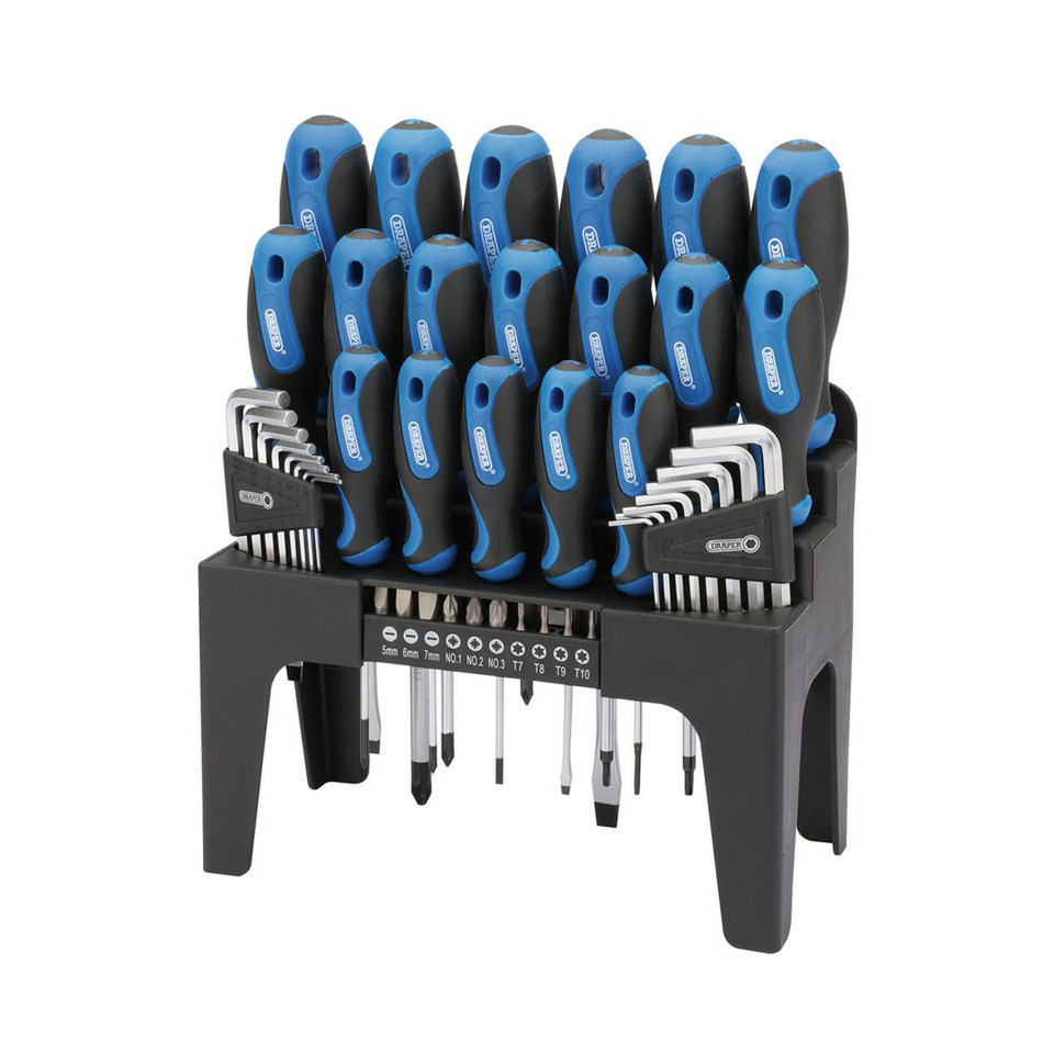 FOX GIVEAWAY-Draper 81294 Soft Grip Screwdriver, Hex Key and Bit Set ...