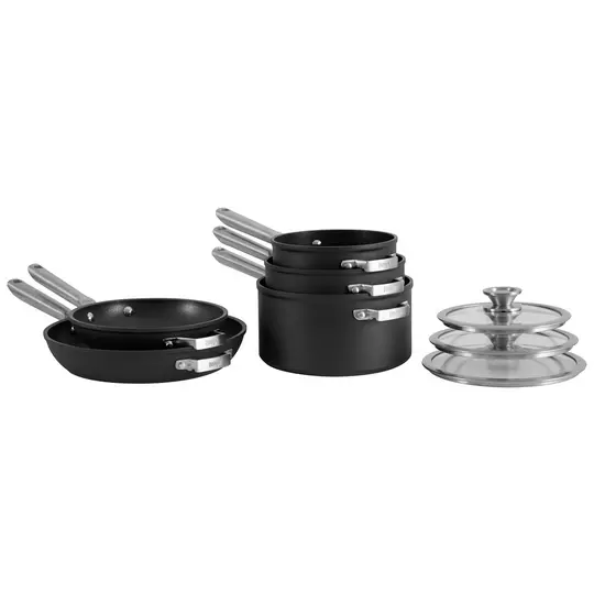 Ninja Zerostick Stackable 5 Piece Non Stick Pan Set - Competition Fox
