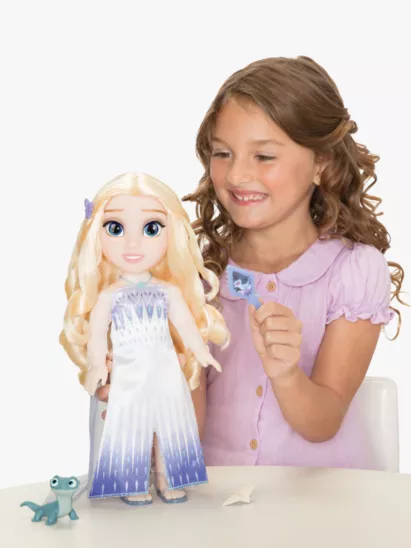 力Disney Princess My Singing Friend Elsa and Bruni Doll-AUTO WIN ...