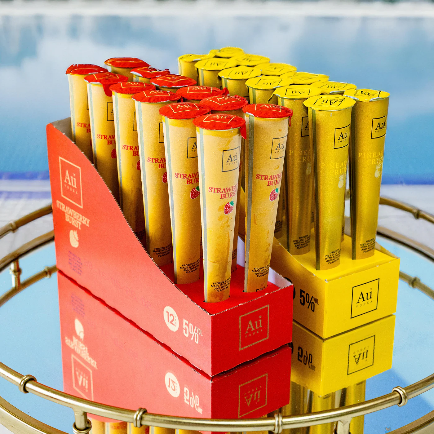 AU VODKA MIXED ICE LOLLIES - 24 PACK-AUTO WIN - Competition Fox
