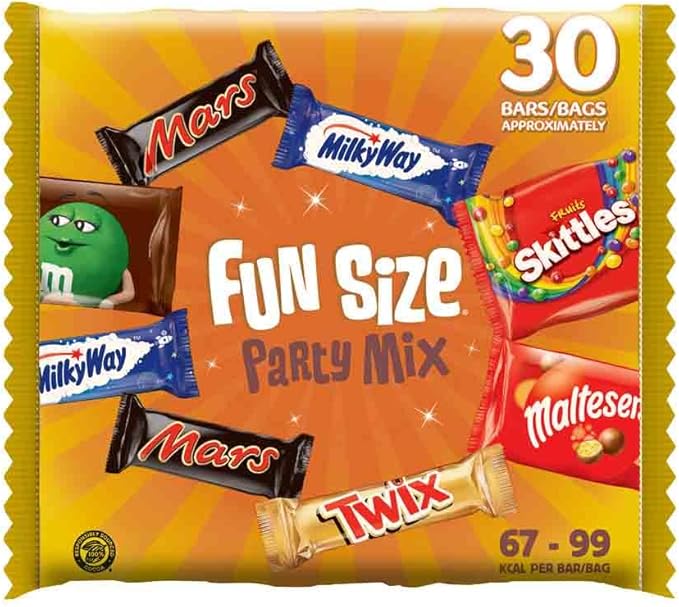 2 WINNERS Mixed Bulk Chocolate & Sweets Multipack 540g, 30 Fun Size ...